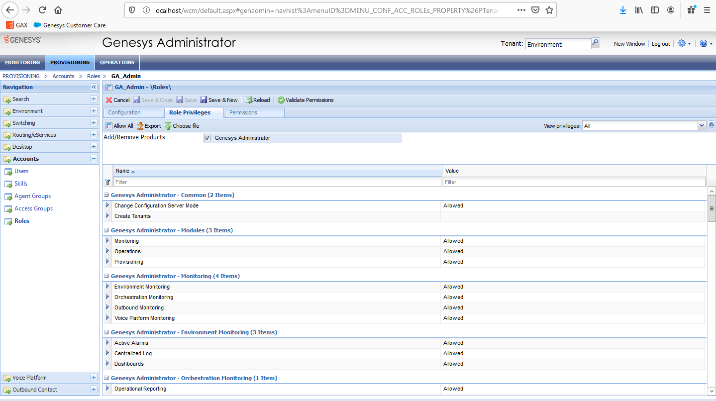 Genesys Administrator, proprement – GRUTT